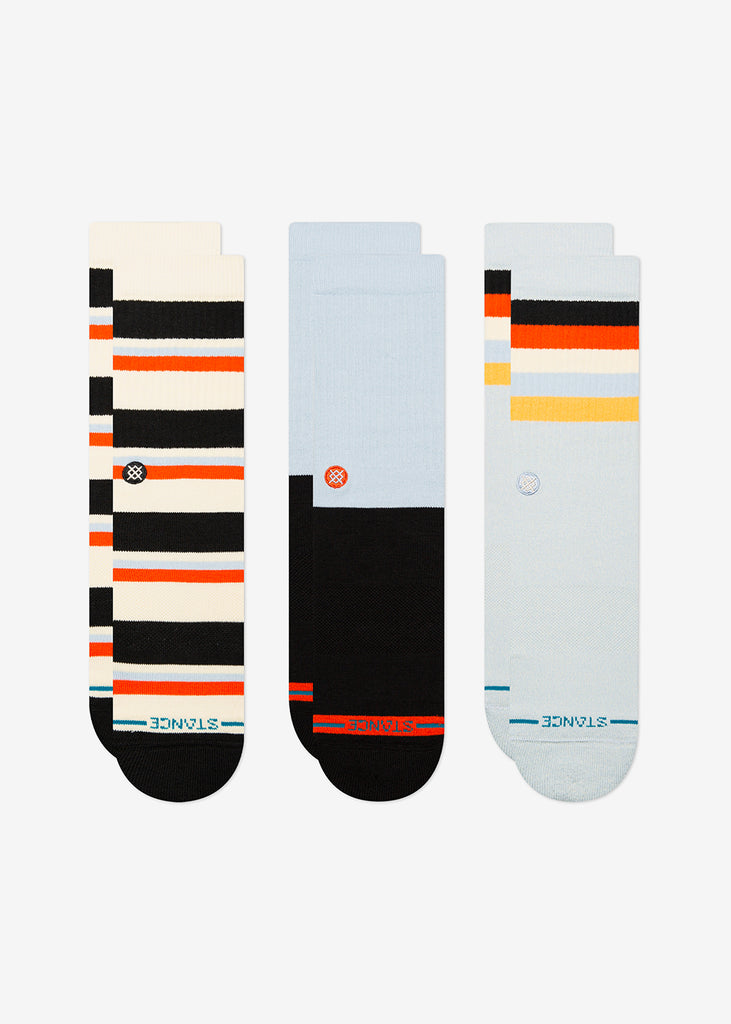 Weekly Grind 3 Pack Ice Blue Socks – Carve Magazine Surf Shop